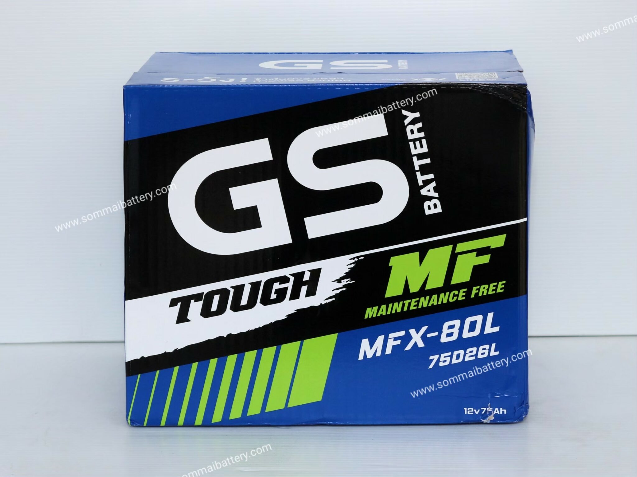 GS MFX-80L - ร้านแบตเตอรี่สมหมาย จำหน่ายแบตเตอรี่รถยนต์ ราคาถูก