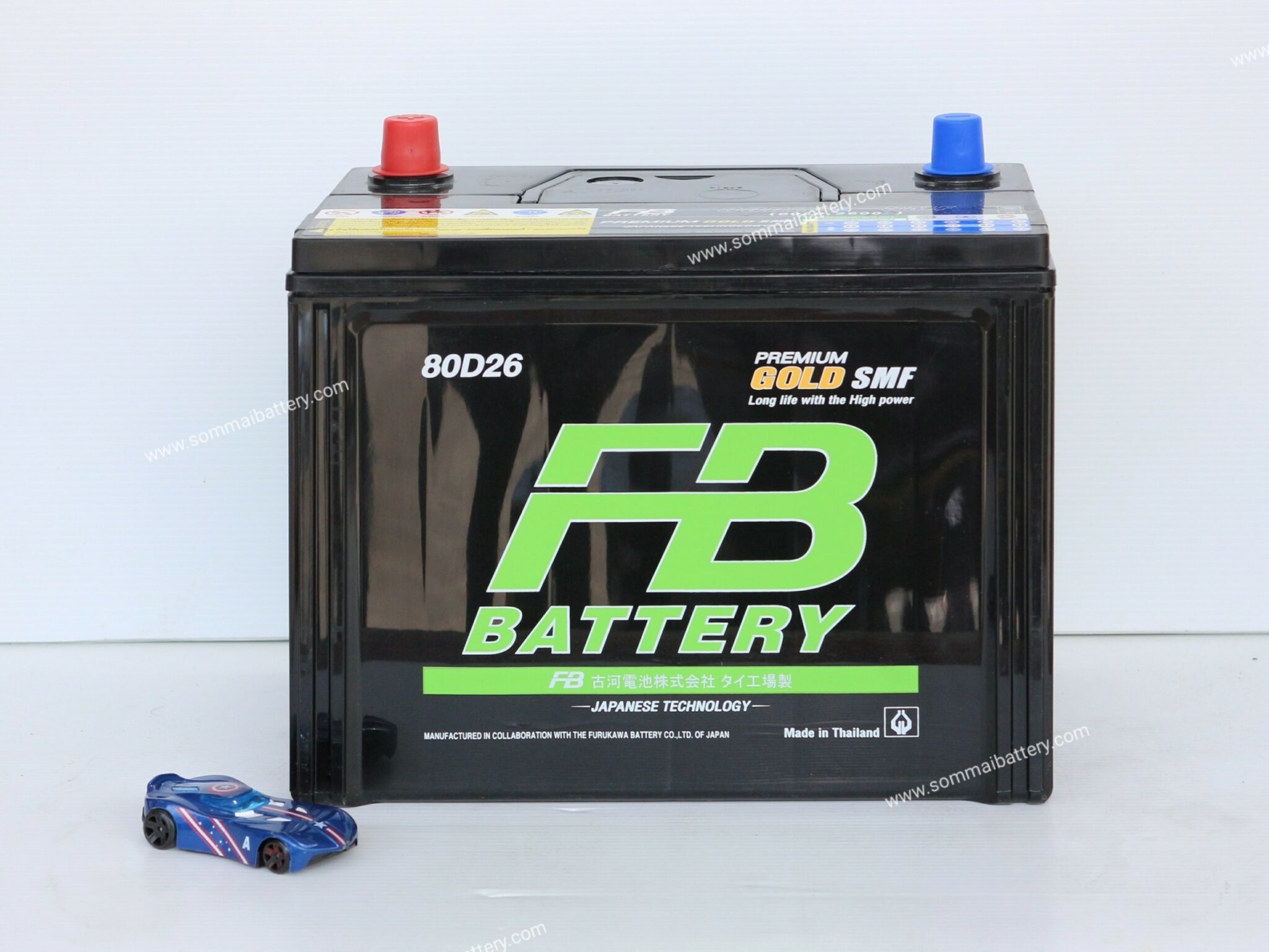 แบตเตอรี่รถยนต์ FB 80D26L-SMF 2,800฿ ติดตั้งฟรี รูดบัตรได้ 061-7075884